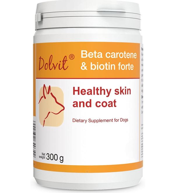 Dolfos Dolvit Beta carotene & biotin forte powder 300 g, Dogs Product ...
